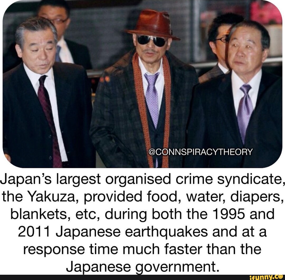 THEORY Japan's largest organised crime syndicate, the Yakuza, provided ...