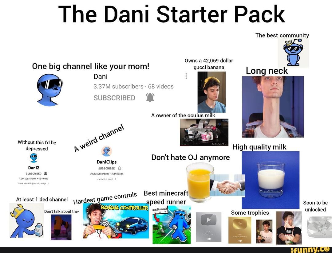 The Dani Starter Pack The best community Long neck . Owns a 42,069 ...