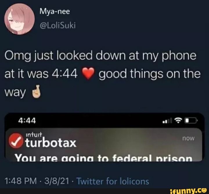 Mya-nee @LoliSuki Omg just looked down at my phone at it was good ...