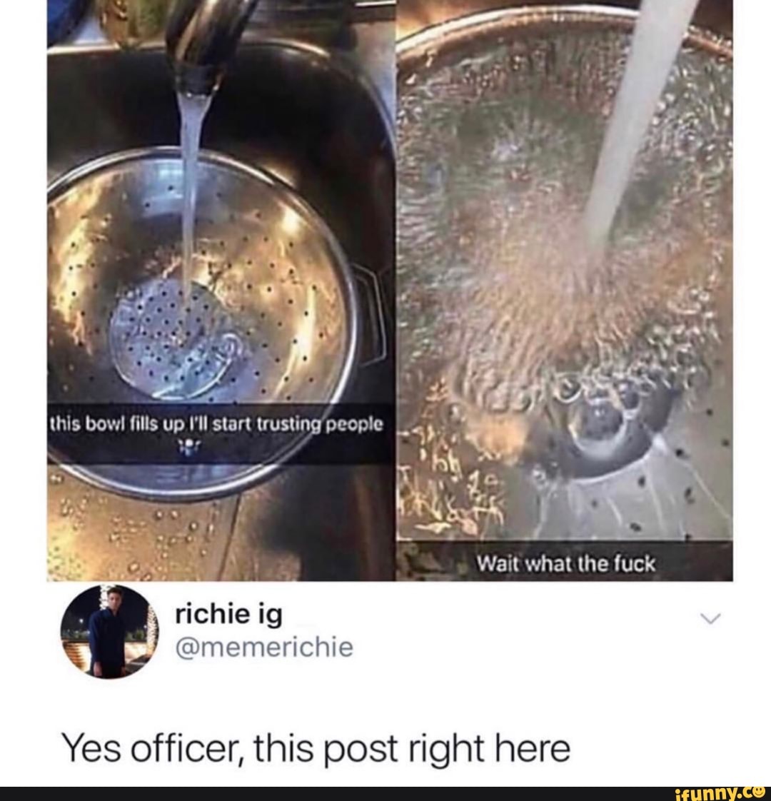 Yes officer, this post right here - iFunny