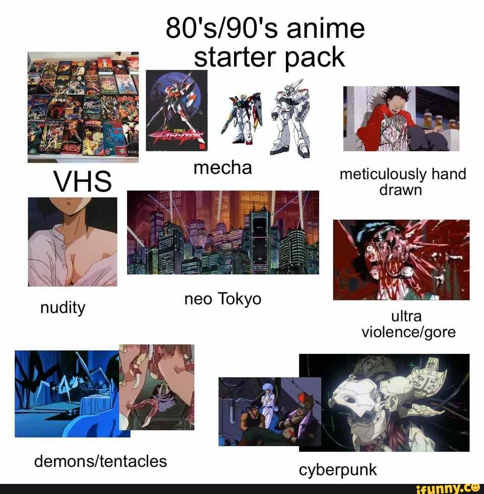 Anime starter pack meticulously hand drawn neo Tokyo demonsitentacles ...