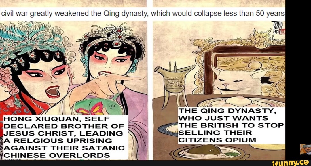 Civil war greatly weakened the Qing dynasty, which would collapse less ...