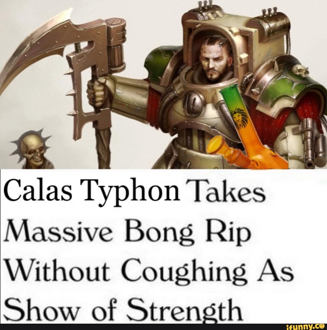 As Typhon Takes I Massive Bong Rip Without Coughing As Show of Strensth ...
