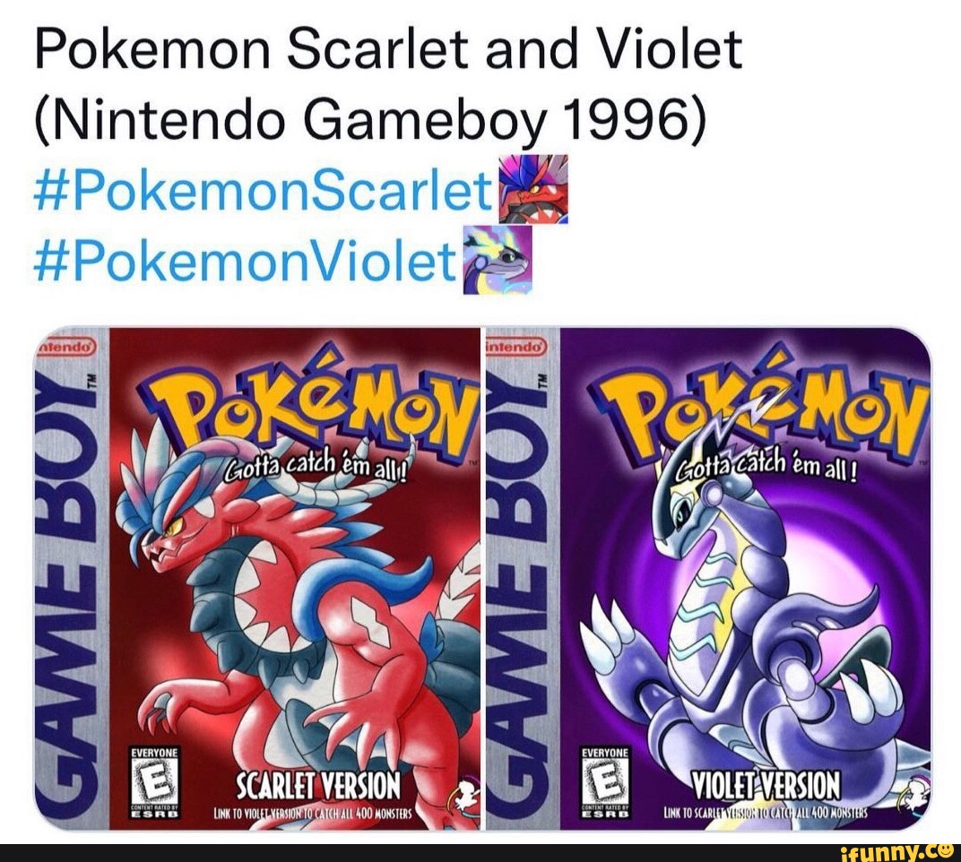 Pokemon Scarlet and Violet (Nintendo Gameboy 1996) #PokemonScarlet # ...