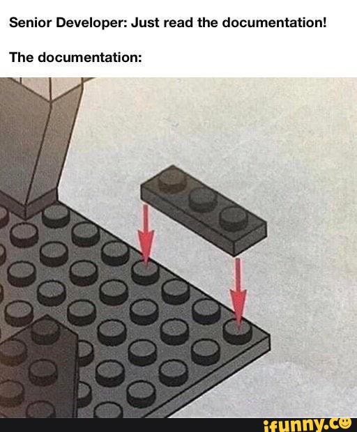 Senior Developer: Just read the documentation! The documentation: - iFunny