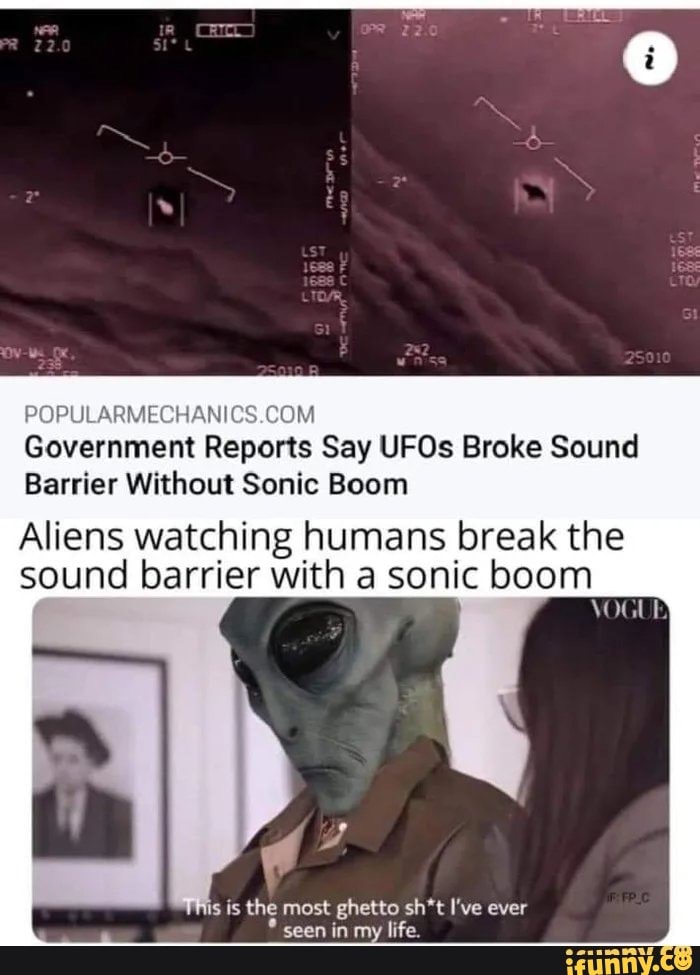 POPULARMECHANICS.CO! Government Reports Say UFOs Broke Sound Barrier ...