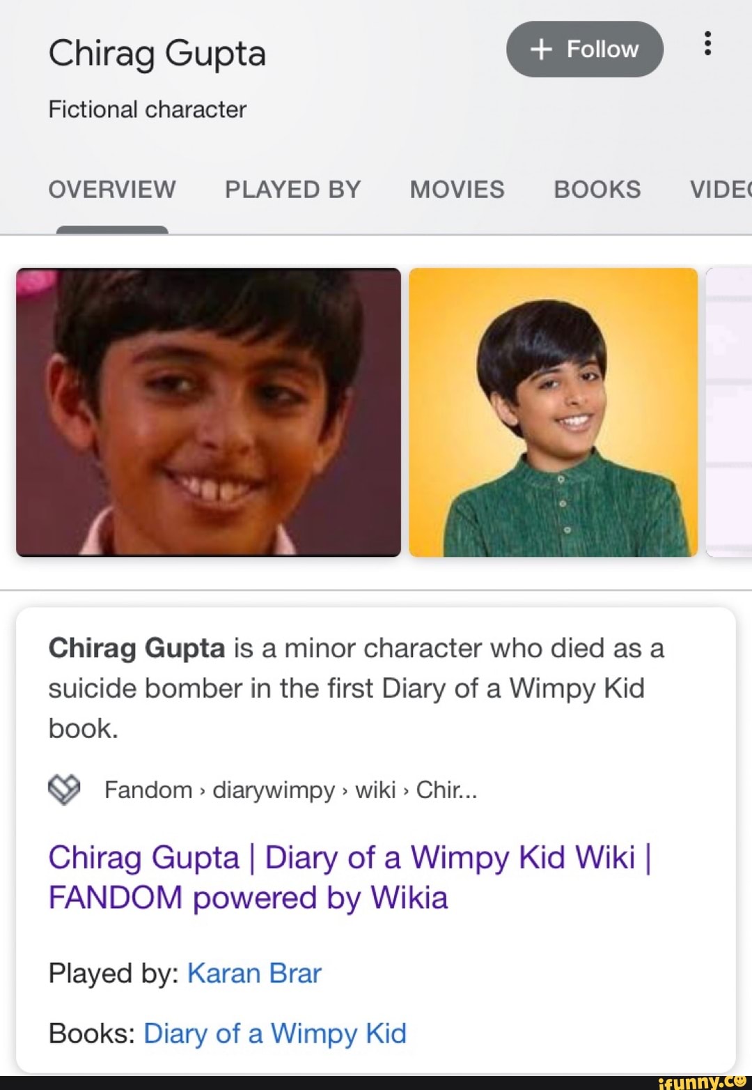 Chirag Gupta É Fictional character OVERVIEW PLAYED BY MOVIES BOOKS VIDE ...