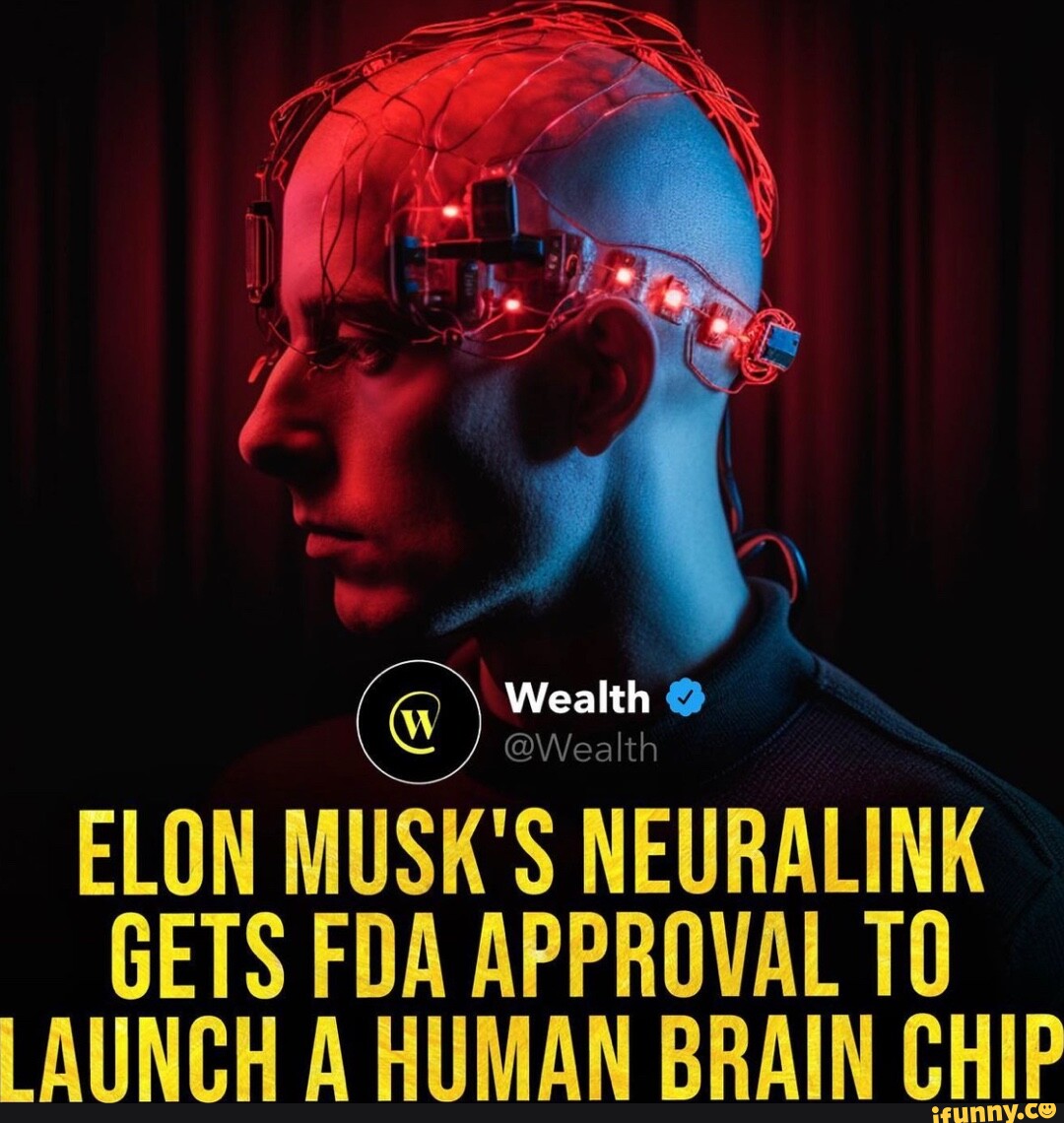 Wealth @ @Wealth ELON MUSK'S NEURALINK GETS FDA APPROVAL AUNCH A HUMAN ...