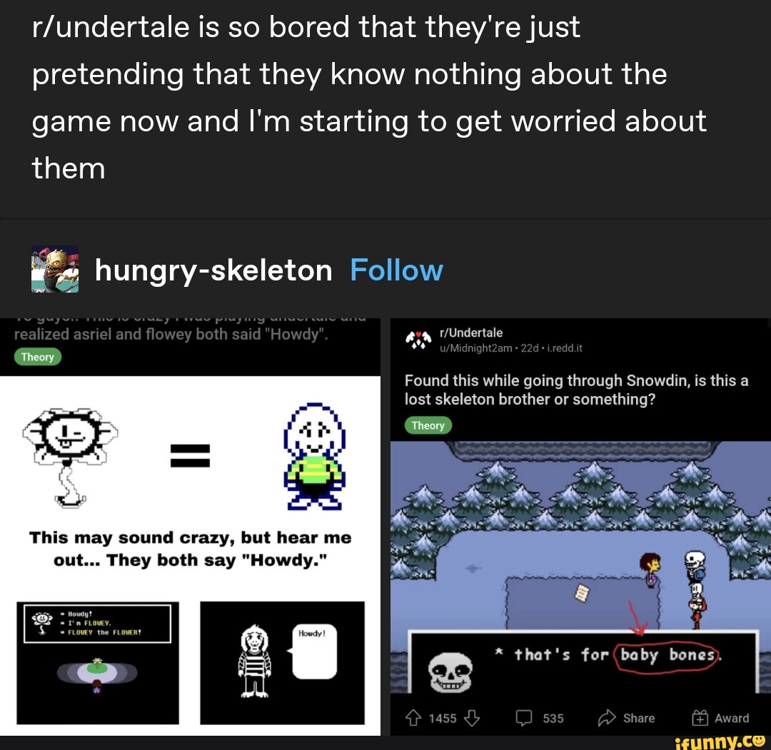 Is so bored that they're just pretending that they know nothing about ...