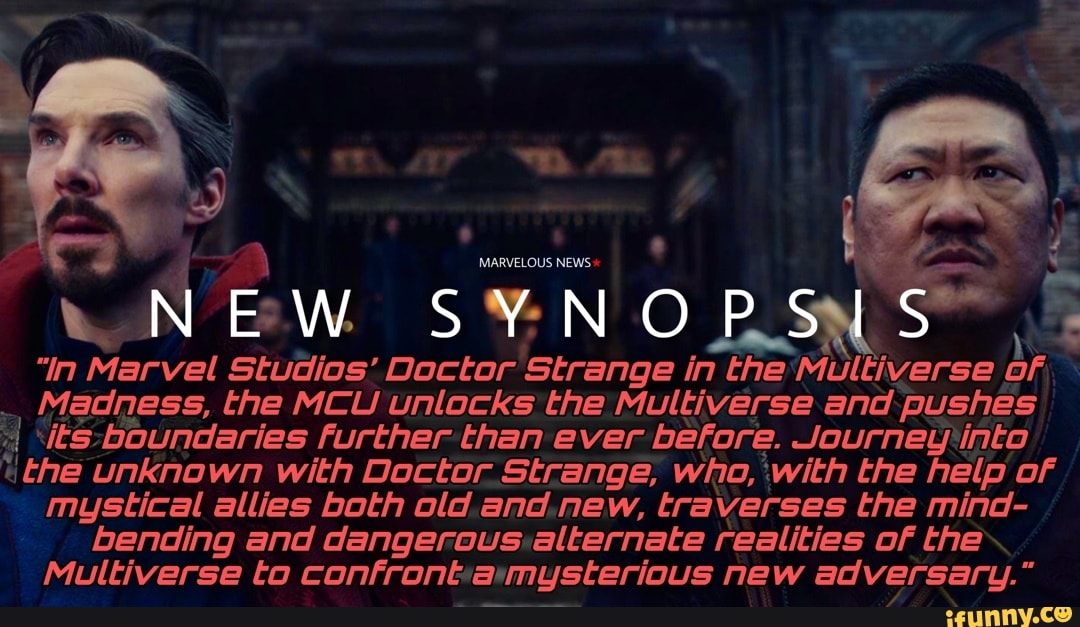 MARVELOUS NEWS SYN 'In Marvel Studios' Doctor Strange in the Multiverse ...