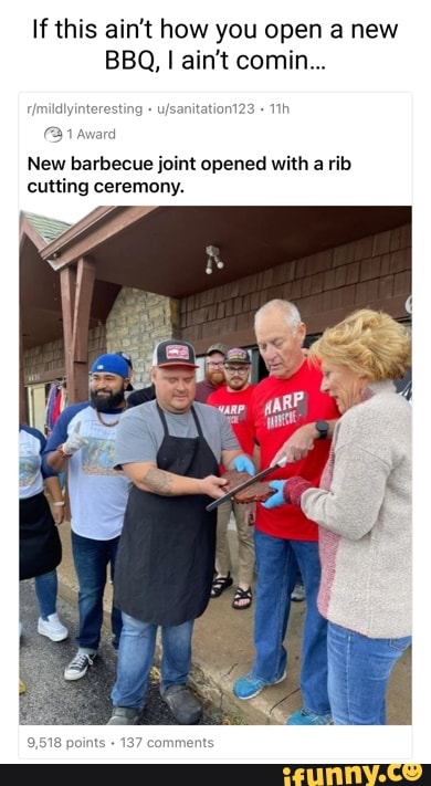 If this ain't how you open a new BBQ, I ain't conn... anitationt23 New ...