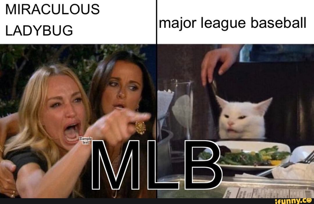 MIRACULOUS LADYBUG major league baseball - iFunny