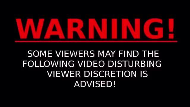 SOME VIEWERS MAY FIND THE FOLLOWING VIDEO DISTURBING VIEWER DISCRETION IS ADVISED! - )