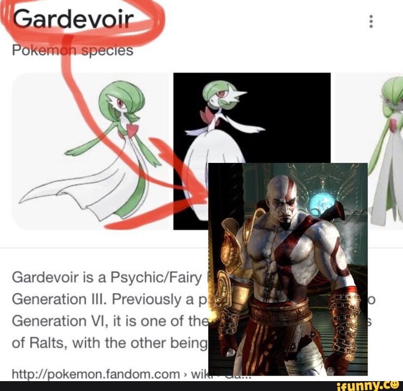 Gardevoir Gardevorr is a Psychic: Farry Generation Ill. Previously a p ...