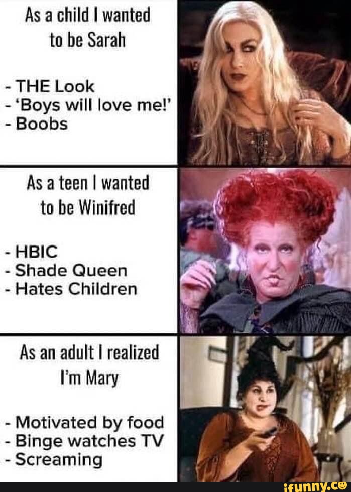 Hocus Pocus Winifred Meme