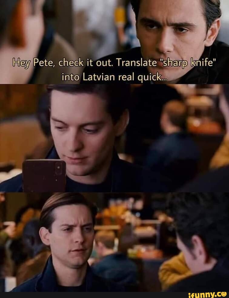 Hey Pete, cheek Latvian real quick. - iFunny