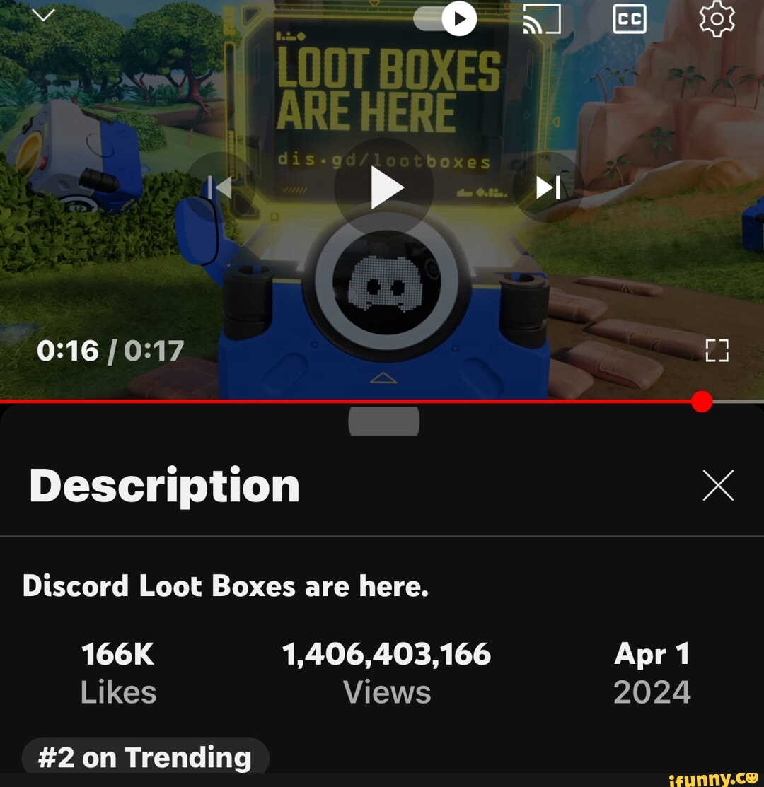 16 Description Discord Loot Boxes are here. ra 166K 1,406,403,166 Apr 1 ...