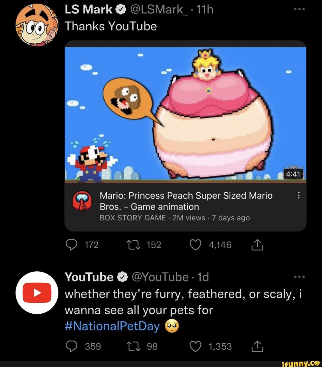 LS Mark @ @LSMark_- Thanks YouTube Mario: Princess Peach Super Sized ...