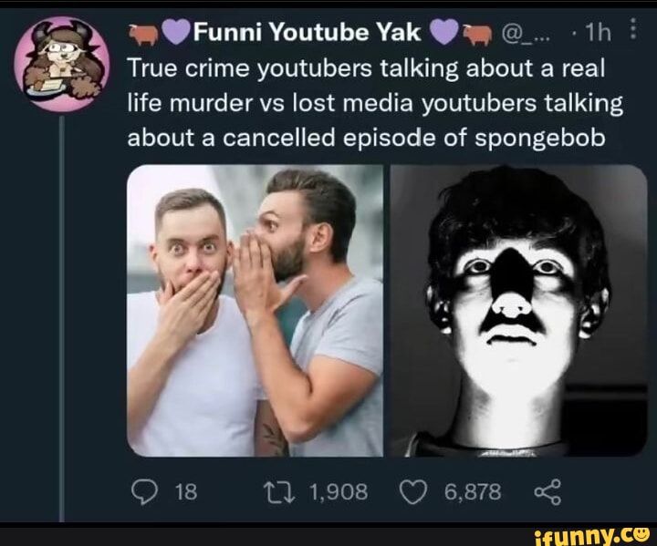 @Funni Youtube Yak Ow -th True crime youtubers talking about a real ~ti ...