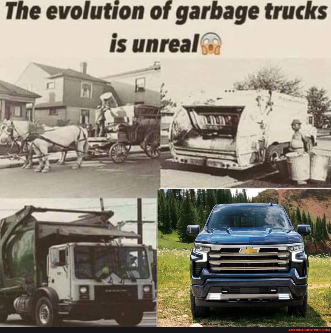 The evolution of garbage trucks is unreal - America’s best pics and videos