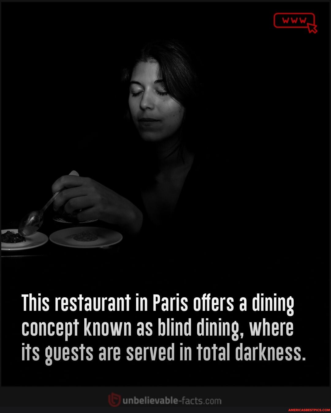 N/A - This restaurant in Paris offers a dining concept known as blind ...