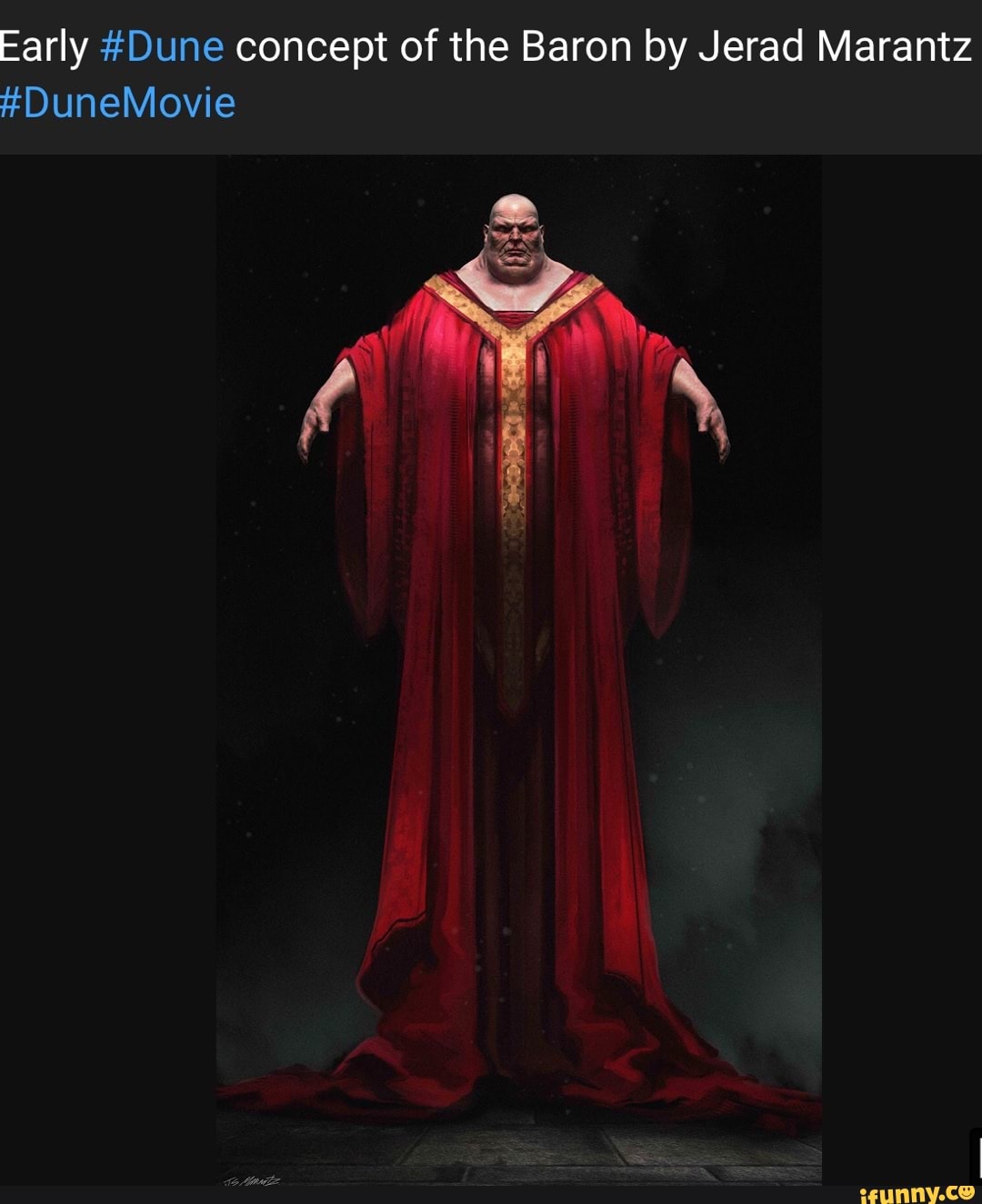 Early #Dune concept of the Baron by Jerad Marantz #DuneMovie - iFunny