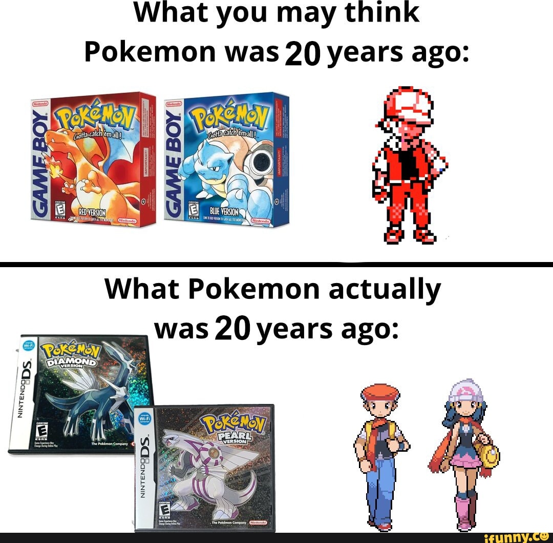 What you may think Pokemon was 20 years ago: What Pokemon actually was ...