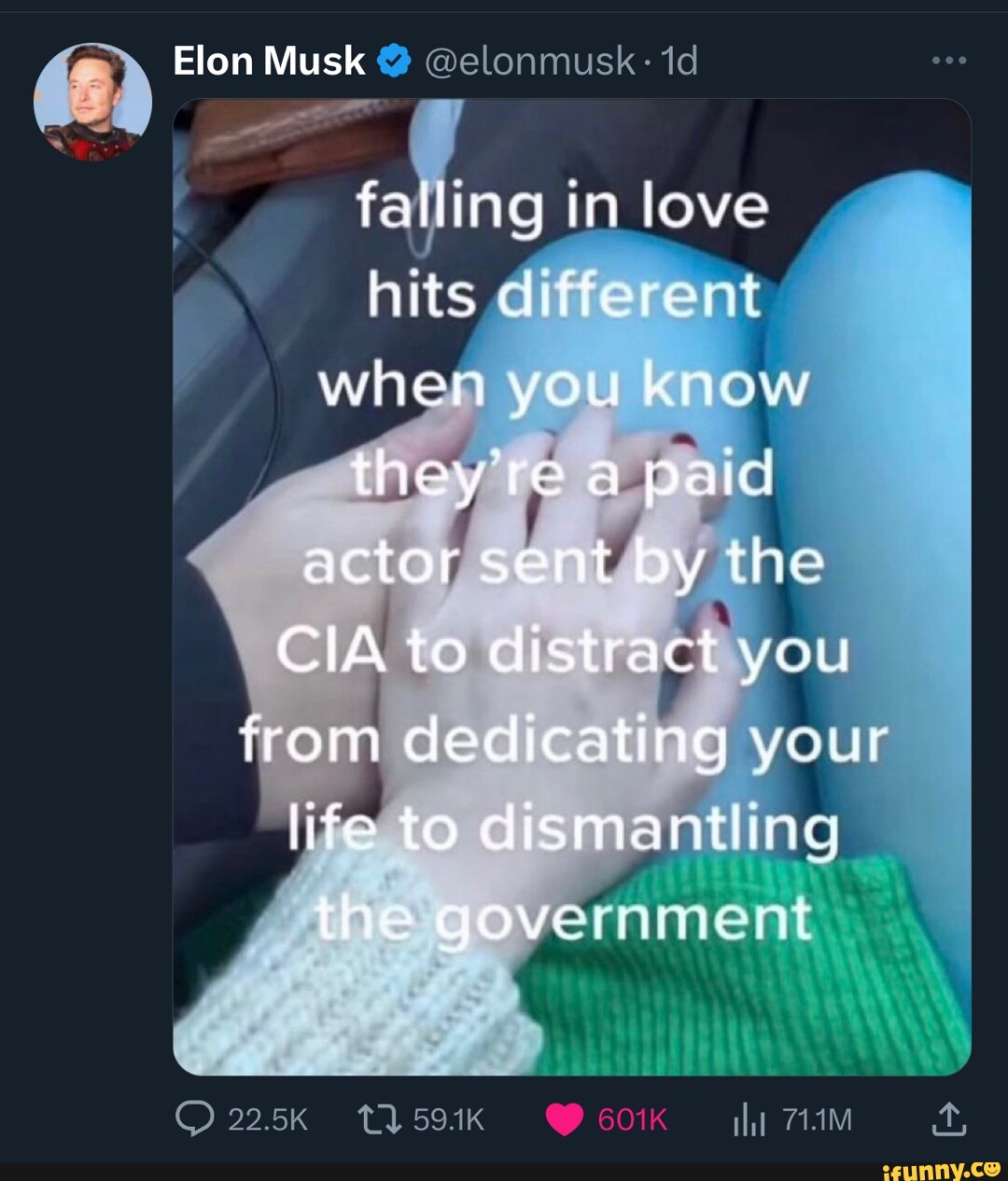 Elon Musk falling in love hits different when you know they re a paicl ...