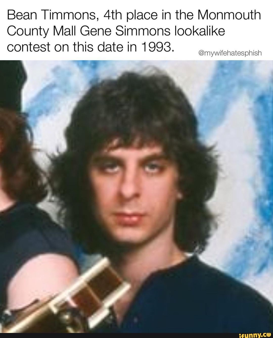 Bean Timmons, place in the Monmouth County Mall Gene Simmons lookalike ...