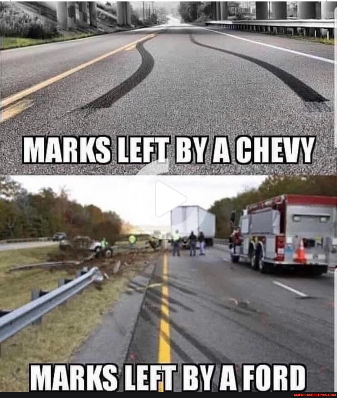 MARKS LEFT BY BGHEVY MARKS LEFT BY A FORD - America’s best pics and videos