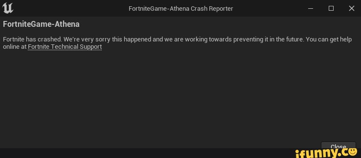 FortniteGame-Athena Crash Reporter FortniteGame-Athena Fortnite has ...