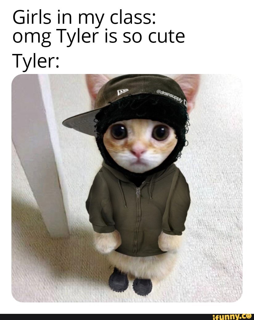 Girls in my class: omg Tyler is so cute Tyler: - iFunny