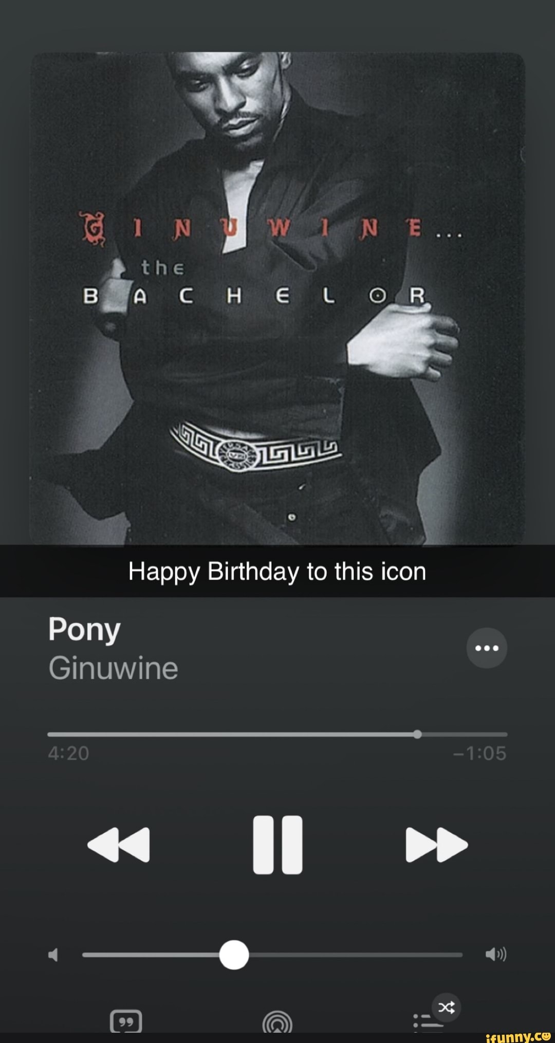 Happy Birthday to this icon Pony Ginuwine - iFunny