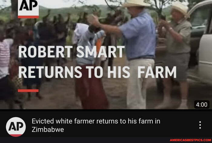 ROBERT SMART RETURNS TO HIS FARM Evicted white farmer returns to his ...