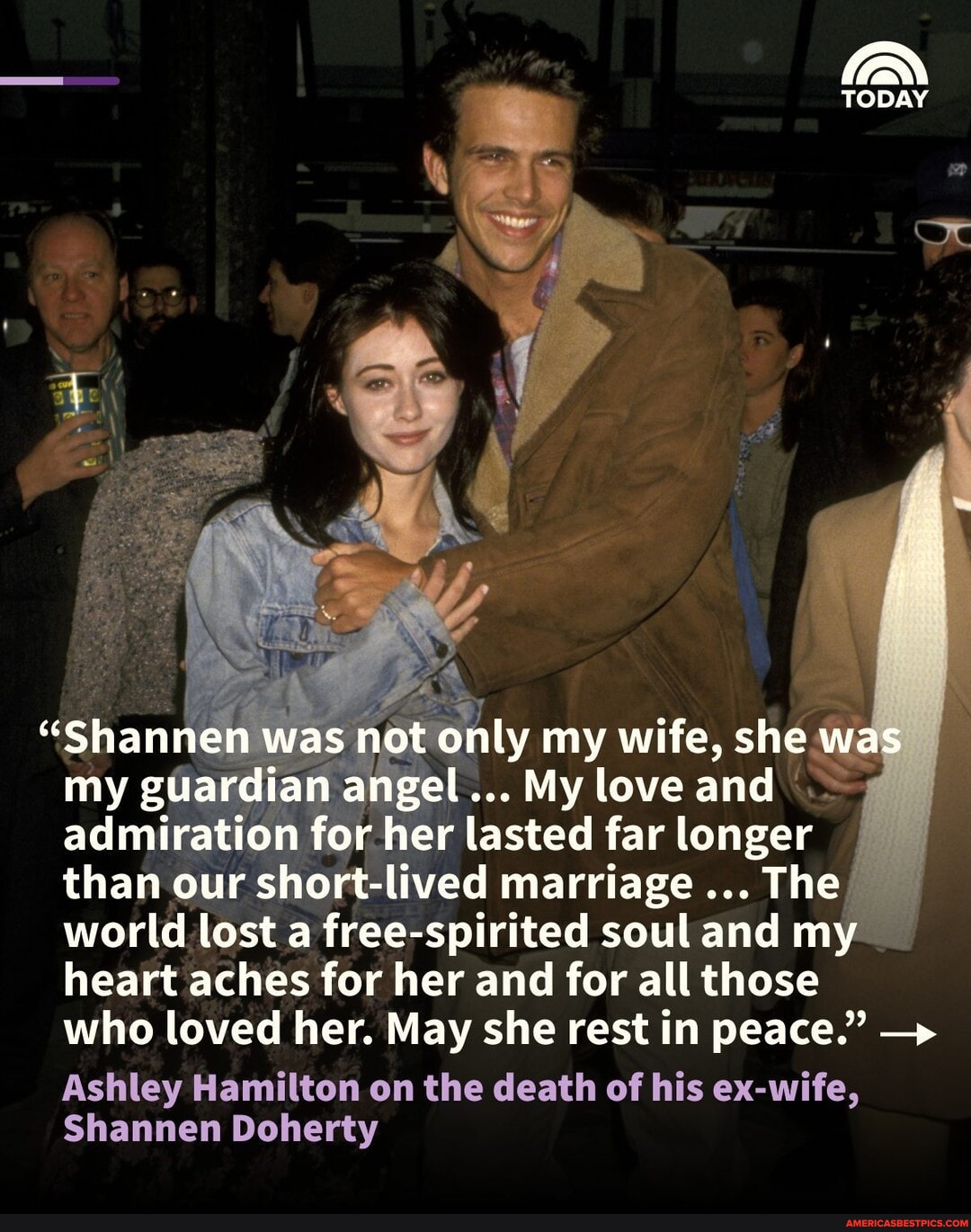 Shannen Doherty’s ex-husband Ashley Hamilton is mourning the death of ...