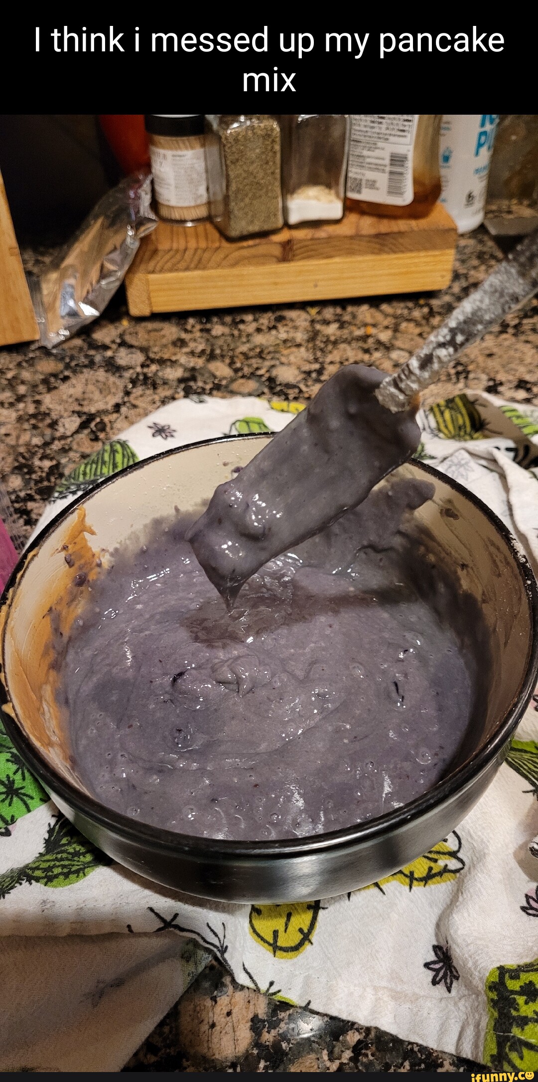 I think i messed up my pancake mix - iFunny