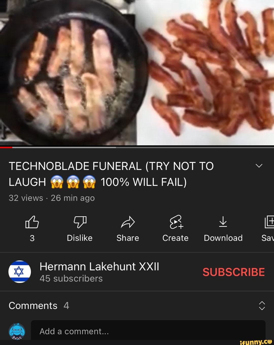 TECHNOBLADE FUNERAL (TRY NOT TO LAUGH @ @ @ 100% WILL FAIL) 32 views ...