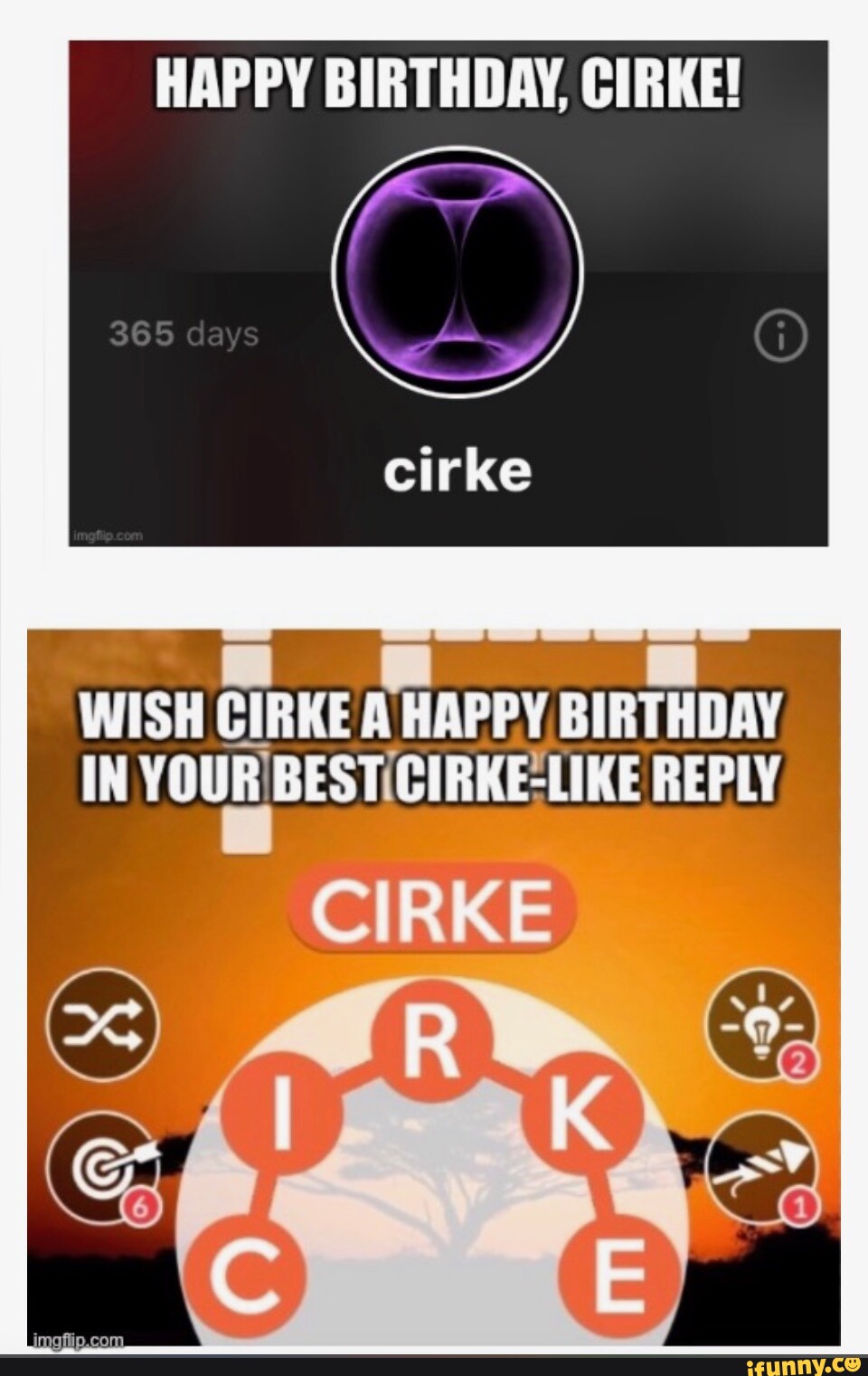 HAPPY BIRTHDAY, CIRKE! WISH CIRKEA HAPEY BIRTHDAY IN YOUR BEST CIRKE ...