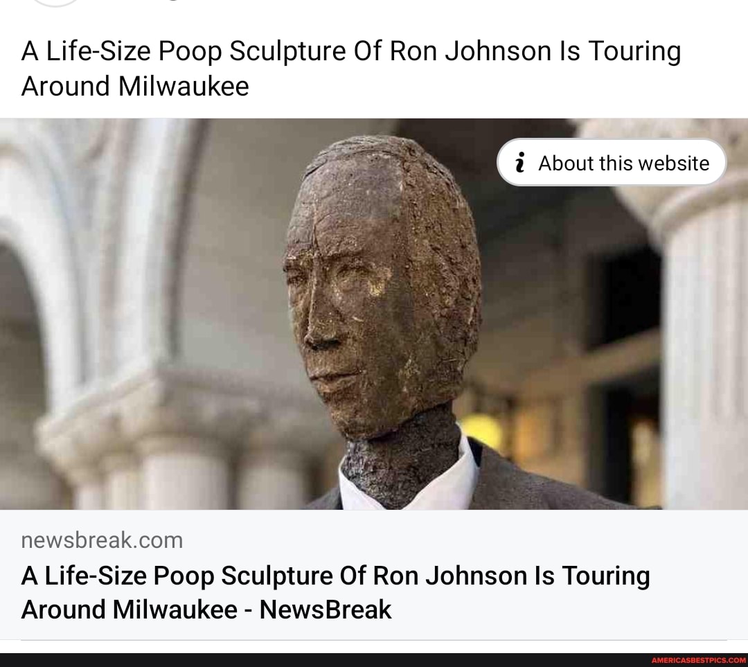A Life-Size Poop Sculpture Of Ron Johnson Is Touring Around Milwaukee ...