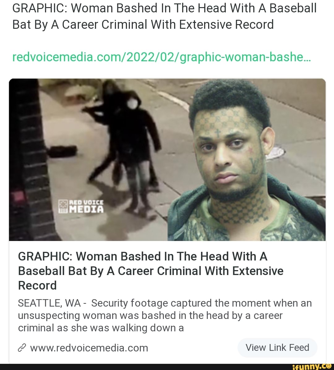 GRAPHIC: Woman Bashed In The Head With A Baseball Bat By A Career ...