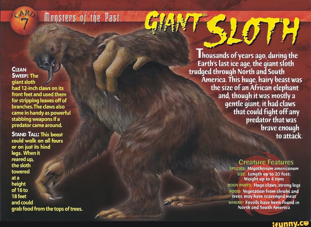 Thousands of years ago, during the Earth's last ice age, the giant ...