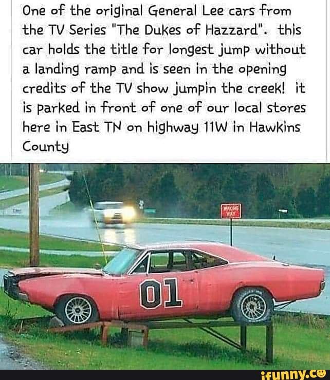 I One of the original General Lee cars from the TV Series "The Dukes of ...