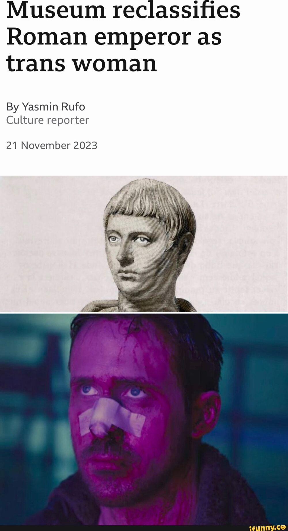 Museum reclassifies Roman emperor as trans woman By Yasmin Rufo Culture ...