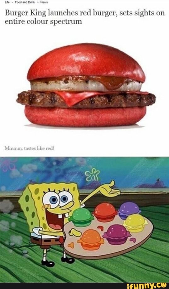 Burger King launches red burger, sets sights on entire colour spectrum ...