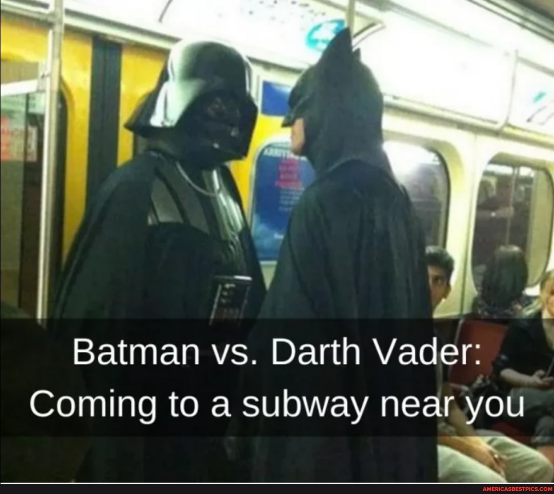 Batman vs. Darth Vader: Coming to a subway near you - America’s best ...