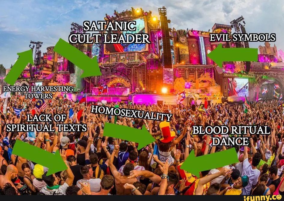 SATANIC CULT LEADER EVIL SYMBOLS ENERGY HAR VESTING * TOWERS HOMosry ...