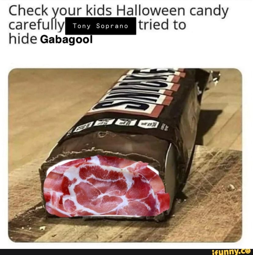 Check your kids Halloween candy carefully Tony Soprano tried to hide ...