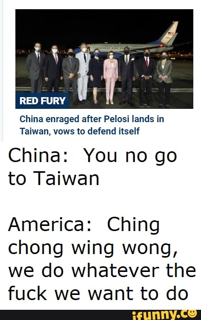 RED FURY China enraged after Pelosi lands in Taiwan, vows to defend ...