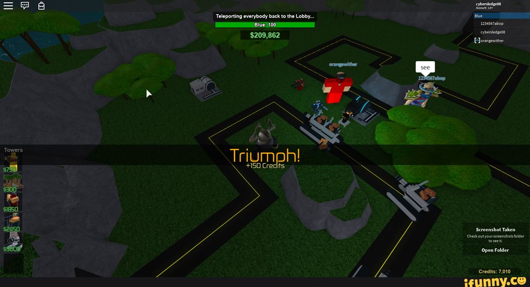 ROBLOX Tower Battles Quad-Op Triumph - Ill Towers in Teleporting ...