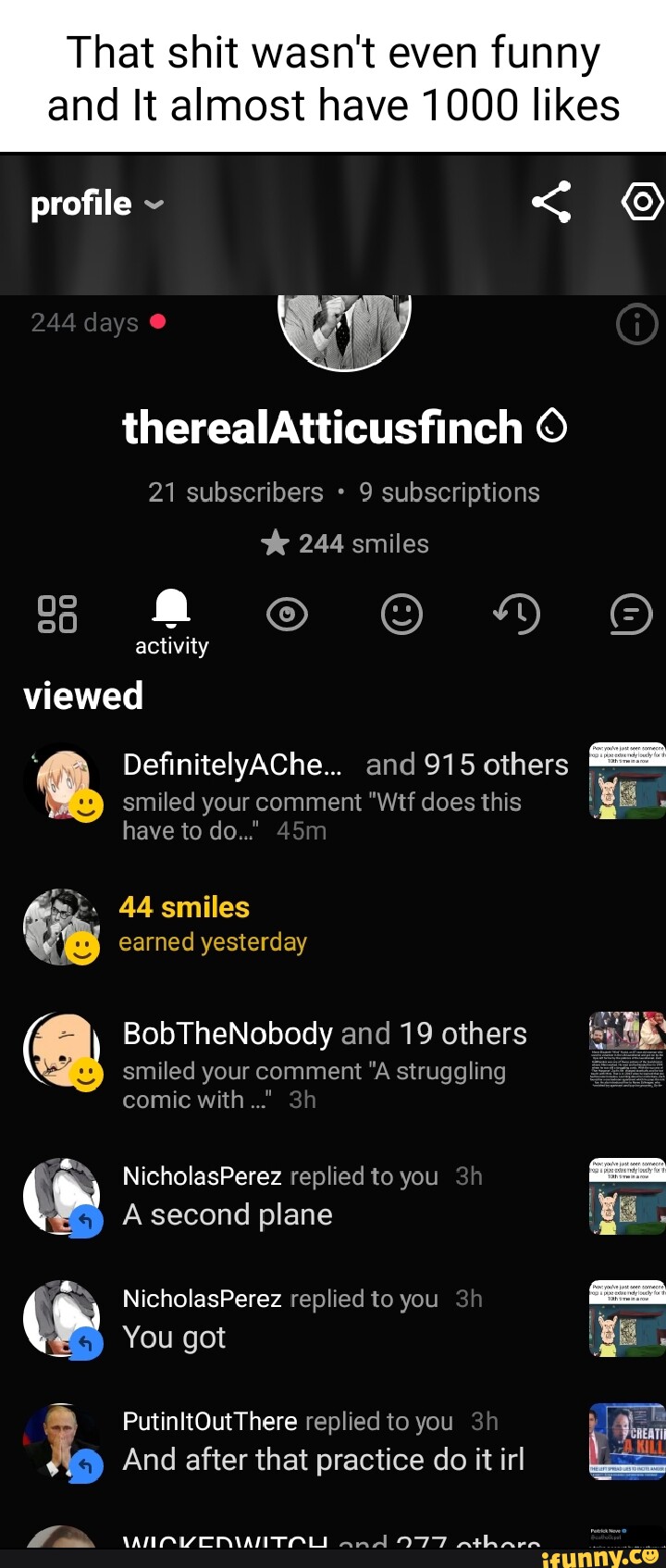 Therealatticustinch memes. Best Collection of funny Therealatticustinch ...